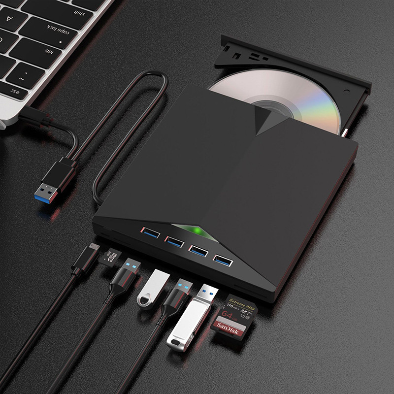Portable External DVD Player Optical Drive DVD CD-RW Burner Driver ...