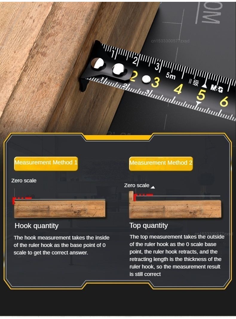 Youpin 3/5M Measuring Tape Thickened High-Precision Steel Tape Measure ...