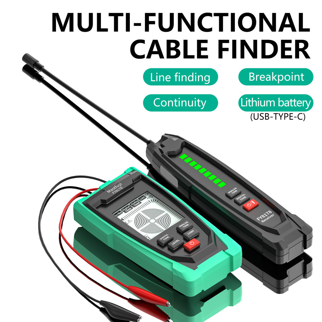Underground Line and Wall Wire Detector Advanced Cable Tracker Metal ...