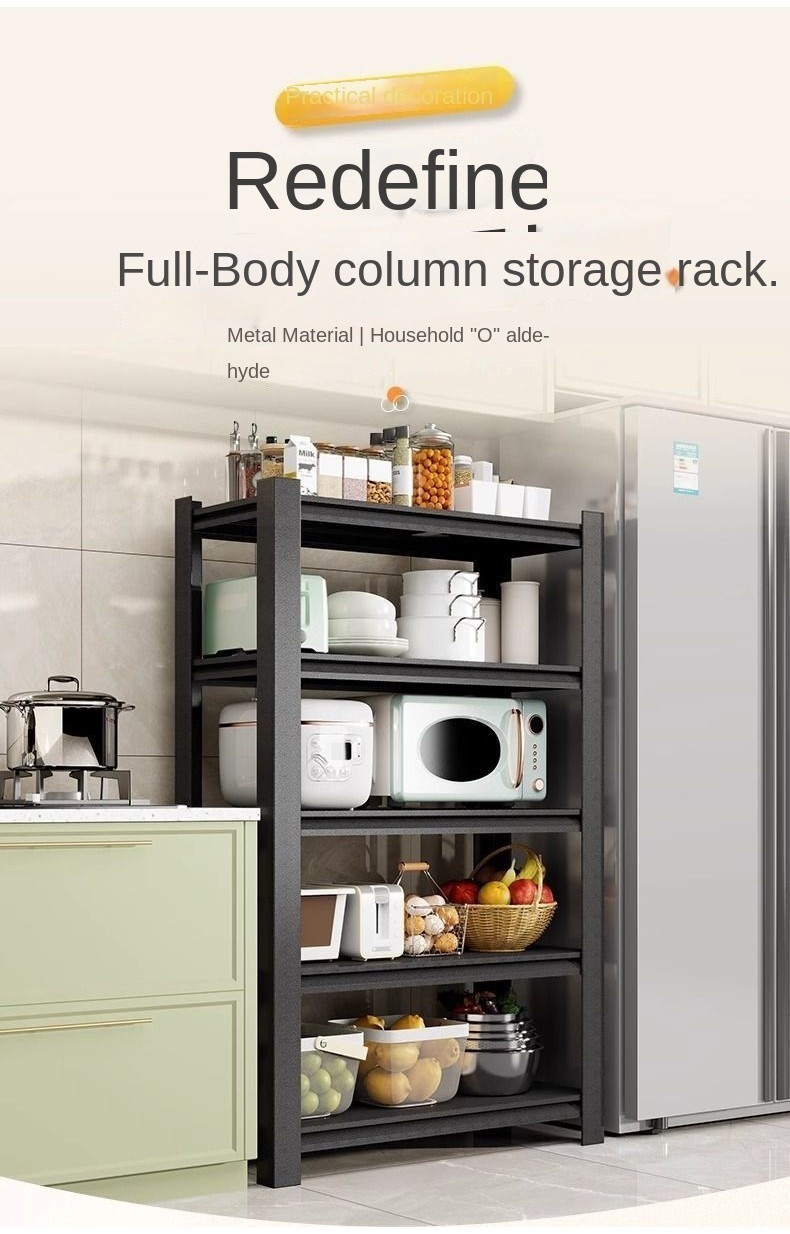 Kitchen Shelf Warehouse Shelf Shelf Domestic Storage Rack Supermarket ...