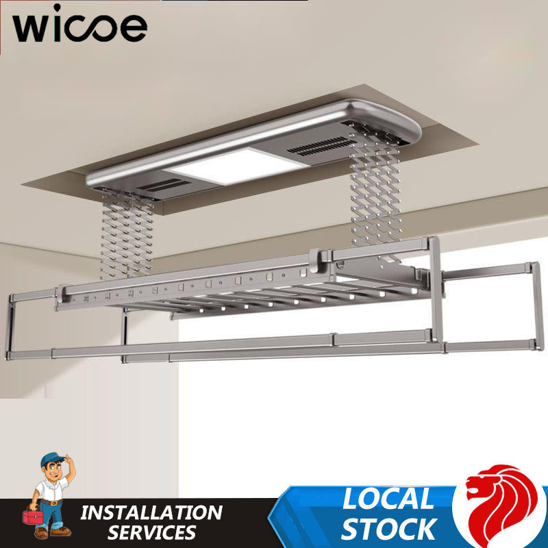 Wise Electric Drying Racks Automated Clotheslines System Smart Laundry ...