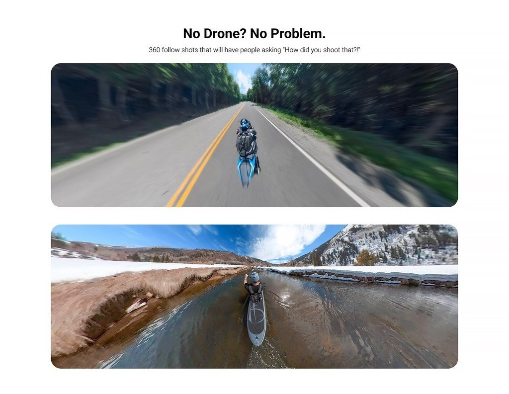 Insta360 Third-Person Backpack Mount for Insta360 X4, Ace Pro 2, Ace ...