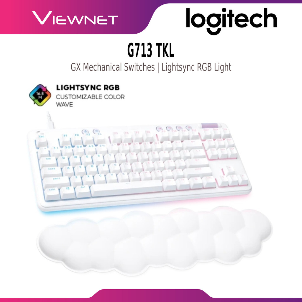 LOGITECH G713 TKL WIRED MECHANICAL GAMING KEYBAORD GX MECHANICAL SWITCHES | LIGHTSYNC RGB LIGHT ...