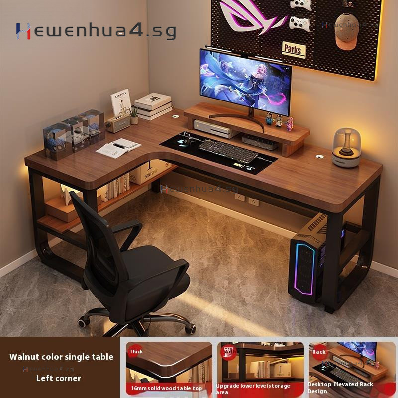 [SG Seller] Table L Shaped Computer Table, E-Sport Design Study Home ...