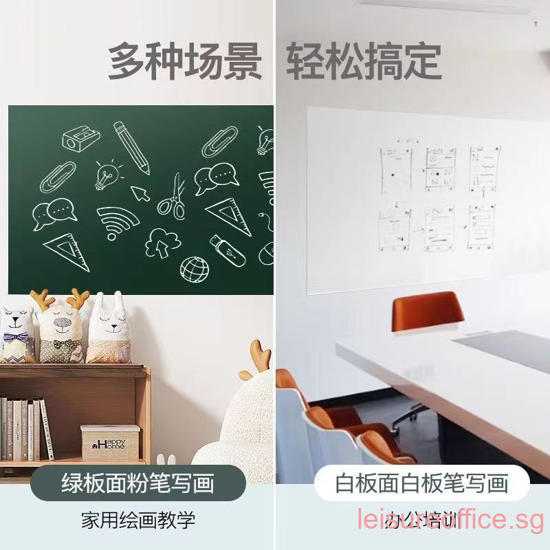 Children's Removable Magnetic Whiteboard Wall Sticker Self-Adhesive ...