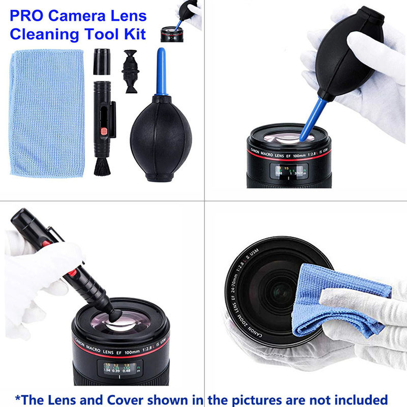 Universal Camera Cleaner Kit Tools 3IN1 Clean Lens Dust Cloth Brush ...