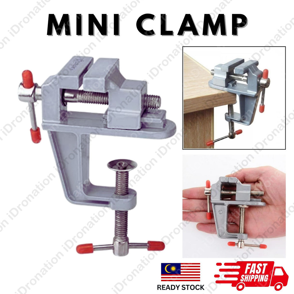 3.5" Aluminum Alloy Mini Micro Clamp Table Tablet Vice Miniature Small ...