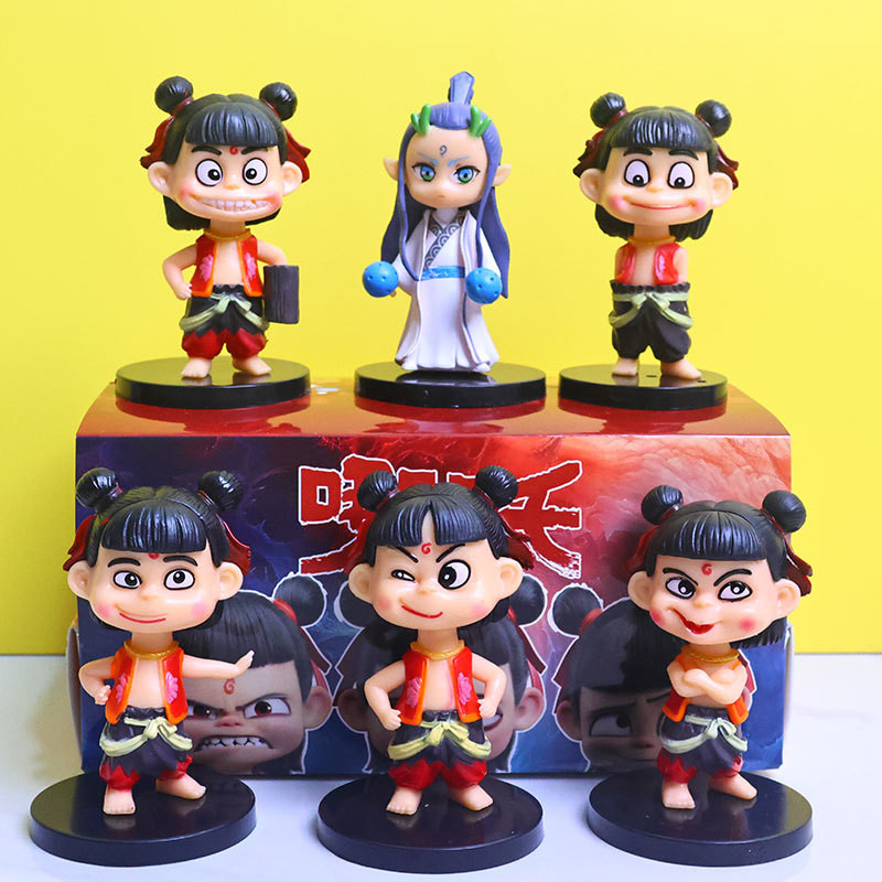 Ne Zha 2 Anime Figure Nezha Ao Bing Figures Doll Toys Surprise Box Toys ...