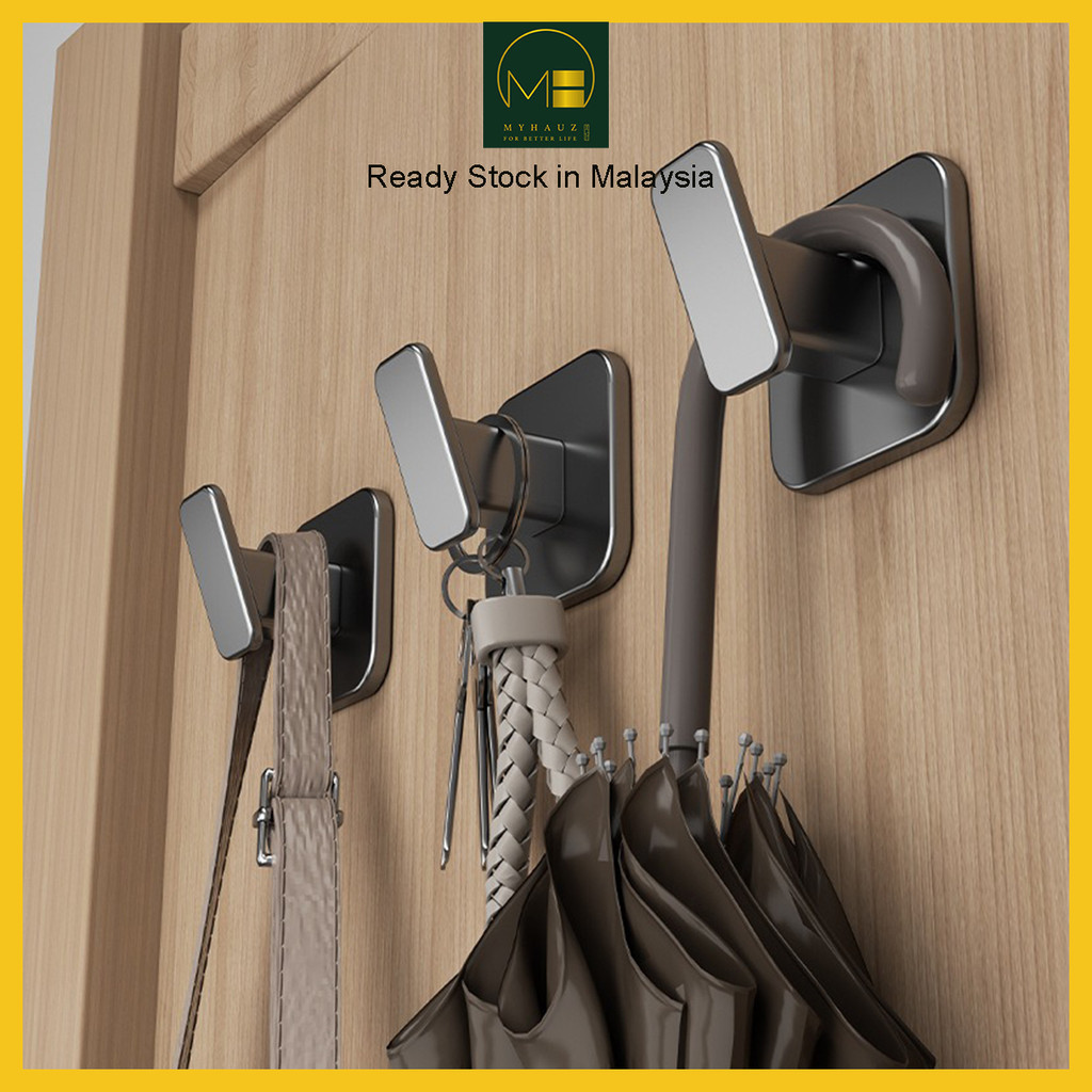 Drill Free Single Wall Hooks Kitchen wall hooks Bothroom Wall Hook Self ...