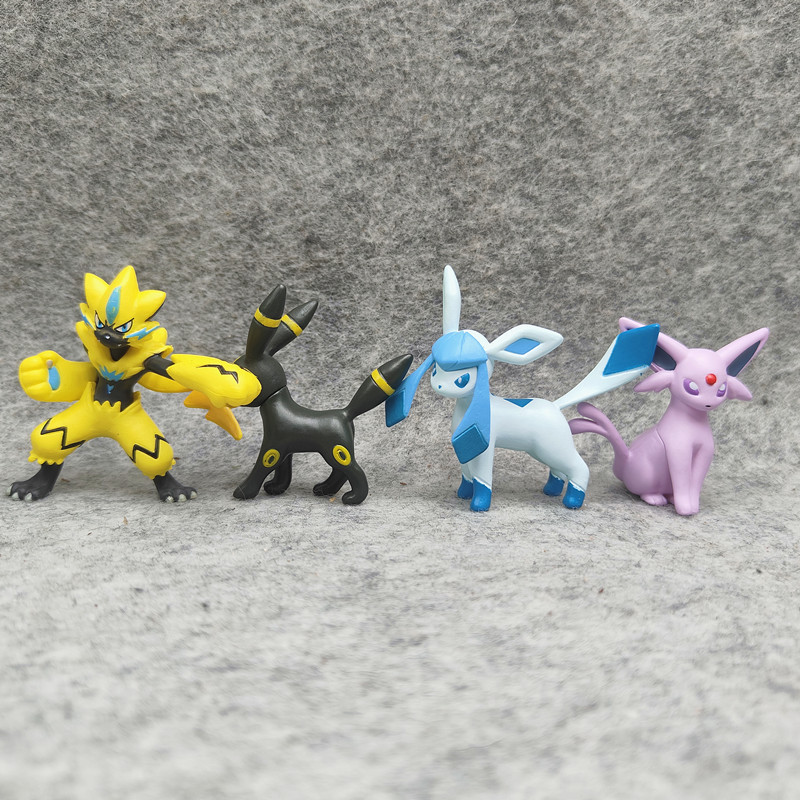 Pokemon Go Eevee Evolution Action Figure Toys Monster Collection ...