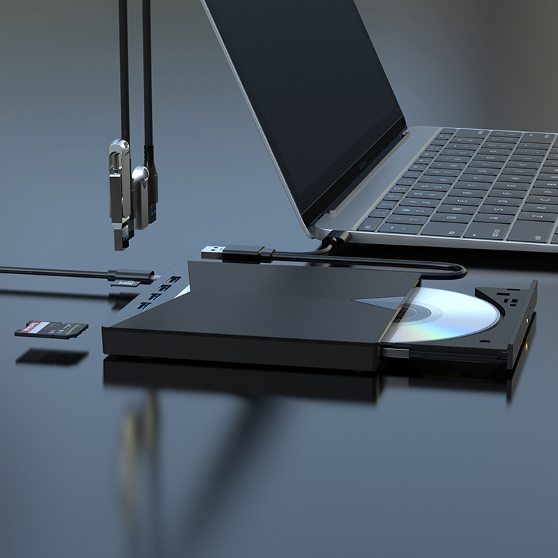 Portable External DVD Player Optical Drive DVD CD-RW Burner Driver ...