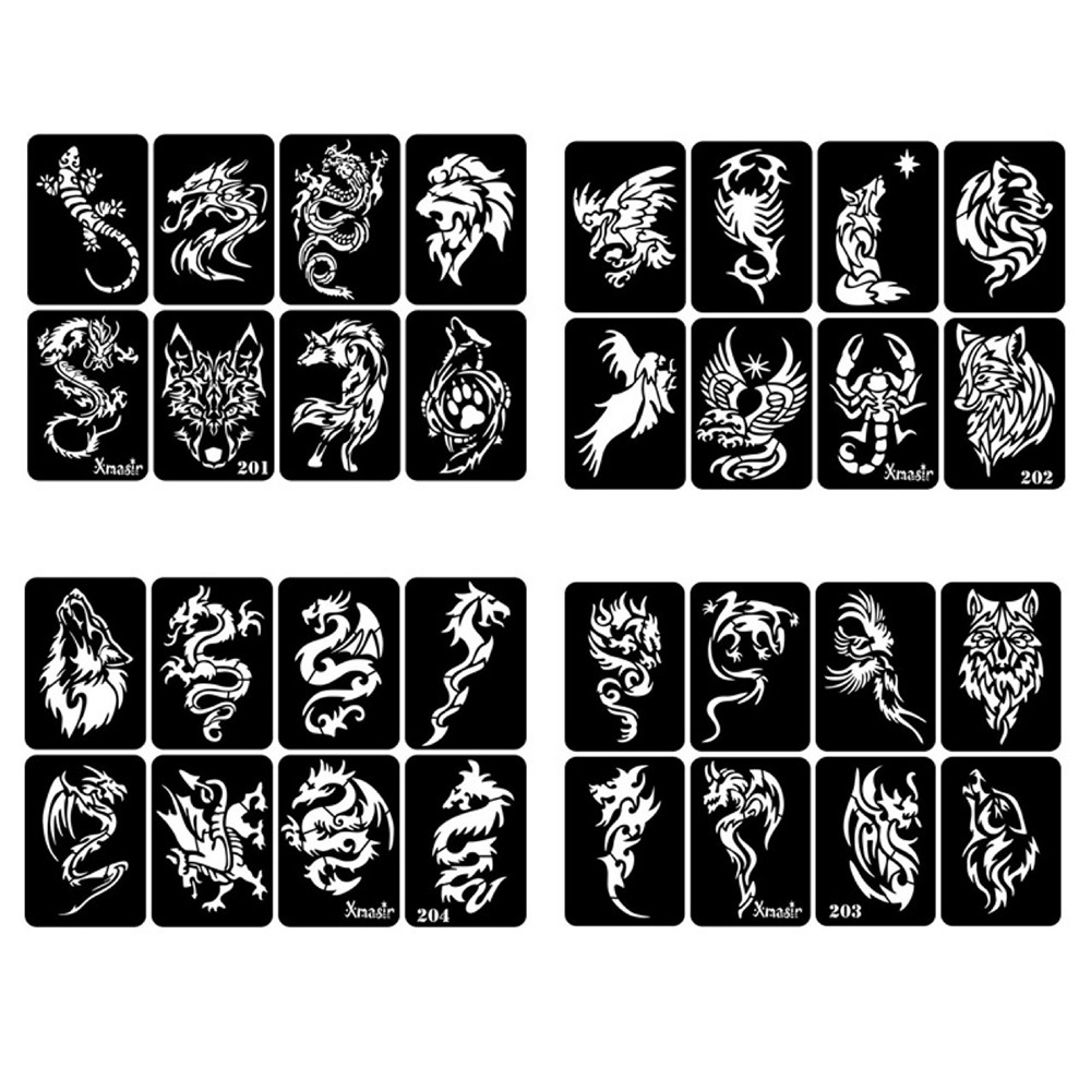 Temporary Tattoo Makeup Body Paint Airbrush Tattoo Kit Spray Machine ...