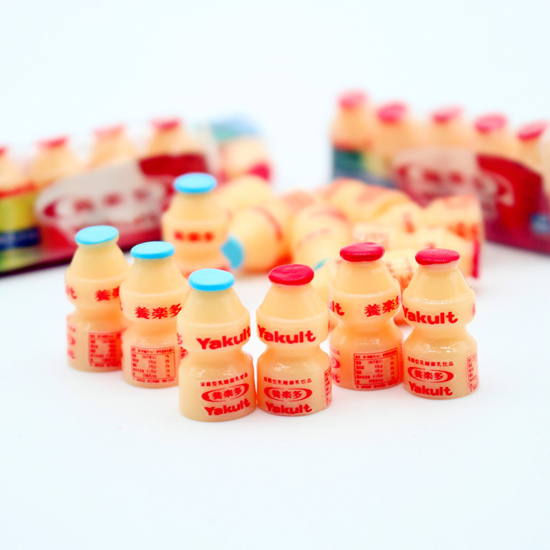 Dollhouse Mini Yakult Yogurt Bottle Miniature Simulation Food Toys ...
