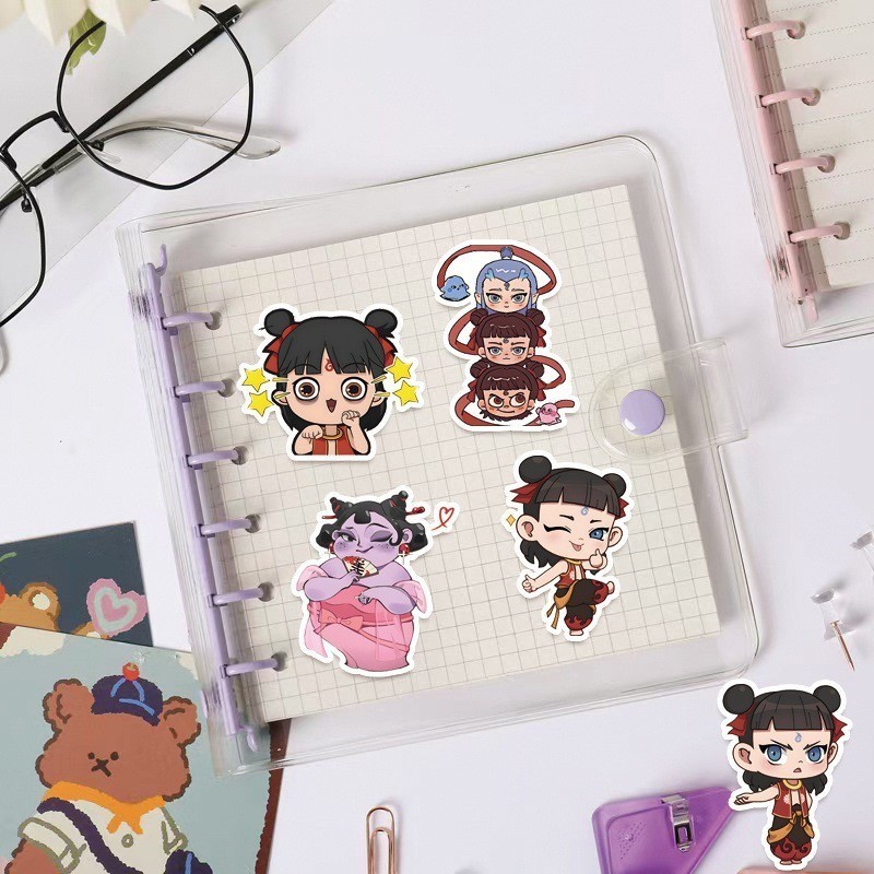 Nezha 2 Children's Sticker Gift Nezha Movie Sticker Waterproof Diy Toy ...