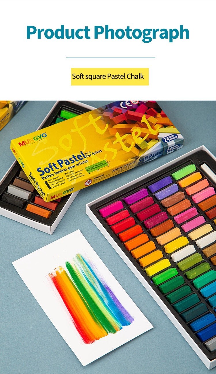 Angel Mark 24/32/48/64Colors Soft Oil Pastels/Chalks/Sticks/Crayons for ...