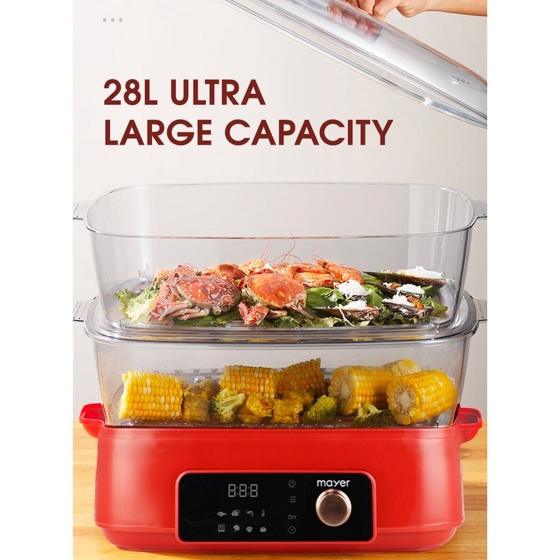 Mayer MMFS280D Digital Food Steamer 28L | Shopee Singapore