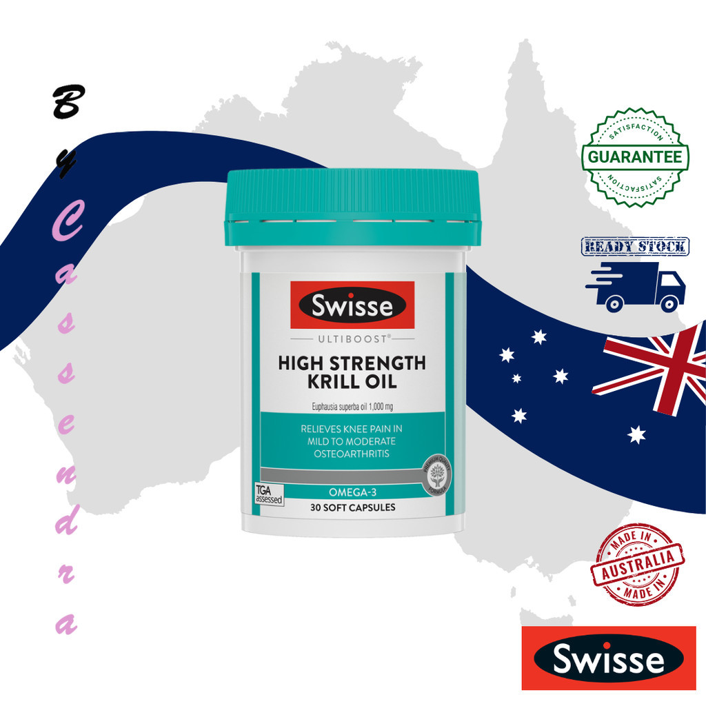 SWISSE High Strength Krill Oil 1000mg (30 capsules) | Shopee Singapore