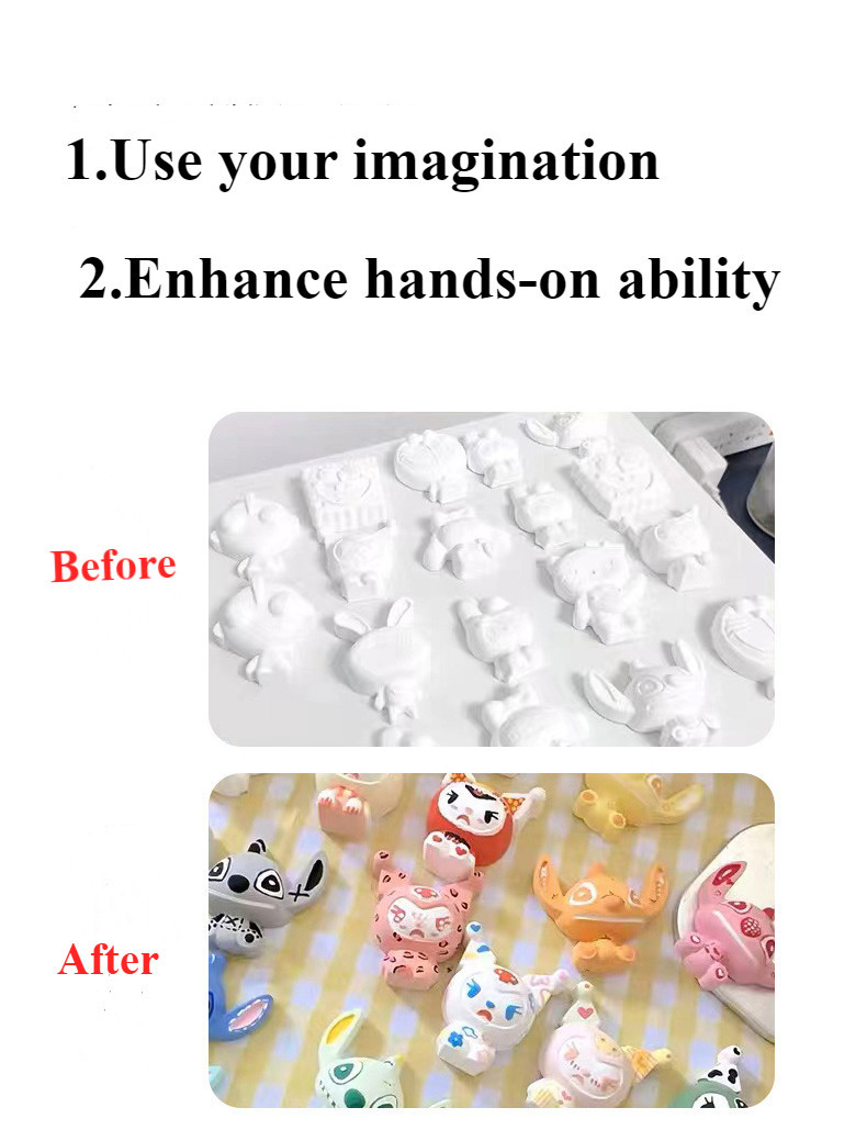 [ Next Day Delivery ] DIY Plaster Doll Kit Childrens Day Birthday ...