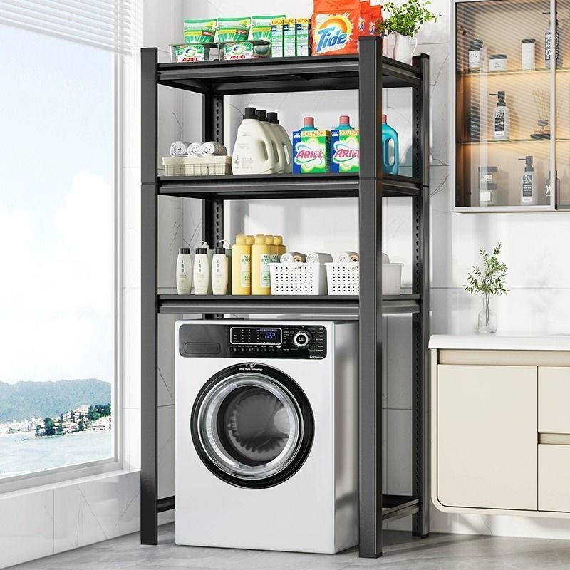 Washing Machine Landing Shelf Rack Organizer Service Yard Balcony Top ...