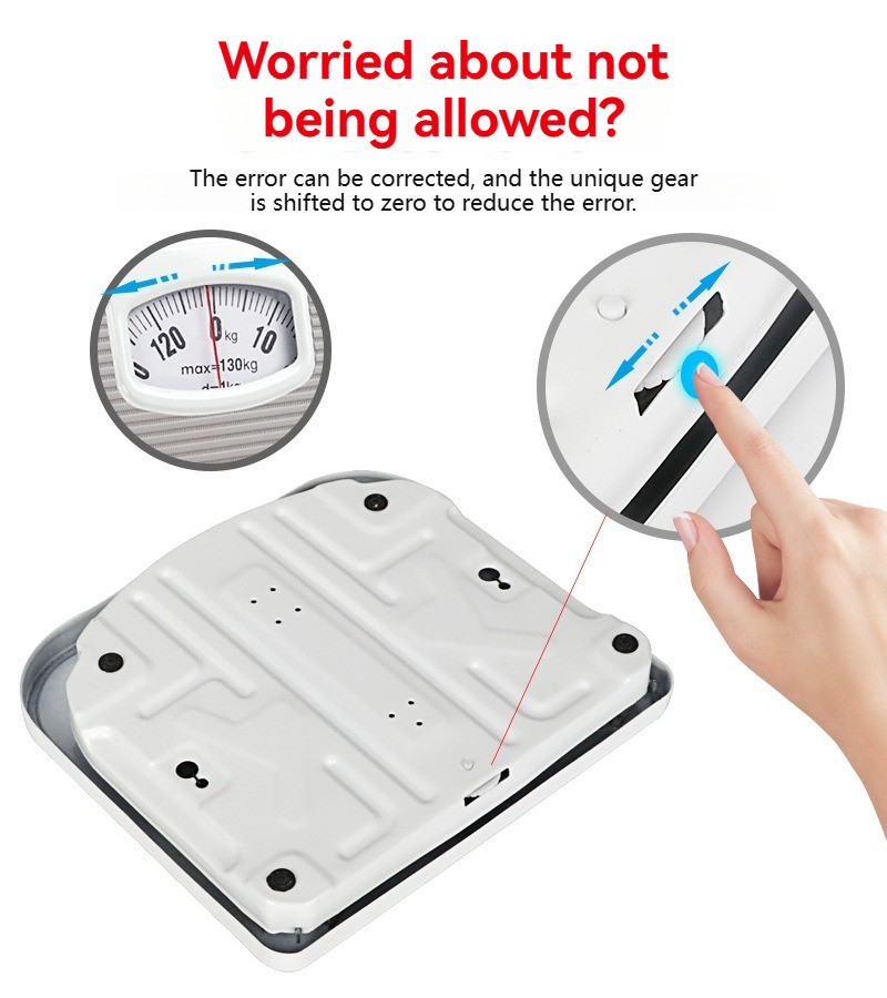 Mechanical Body Scale Precision Durable Spring Scale Metal Body Home ...