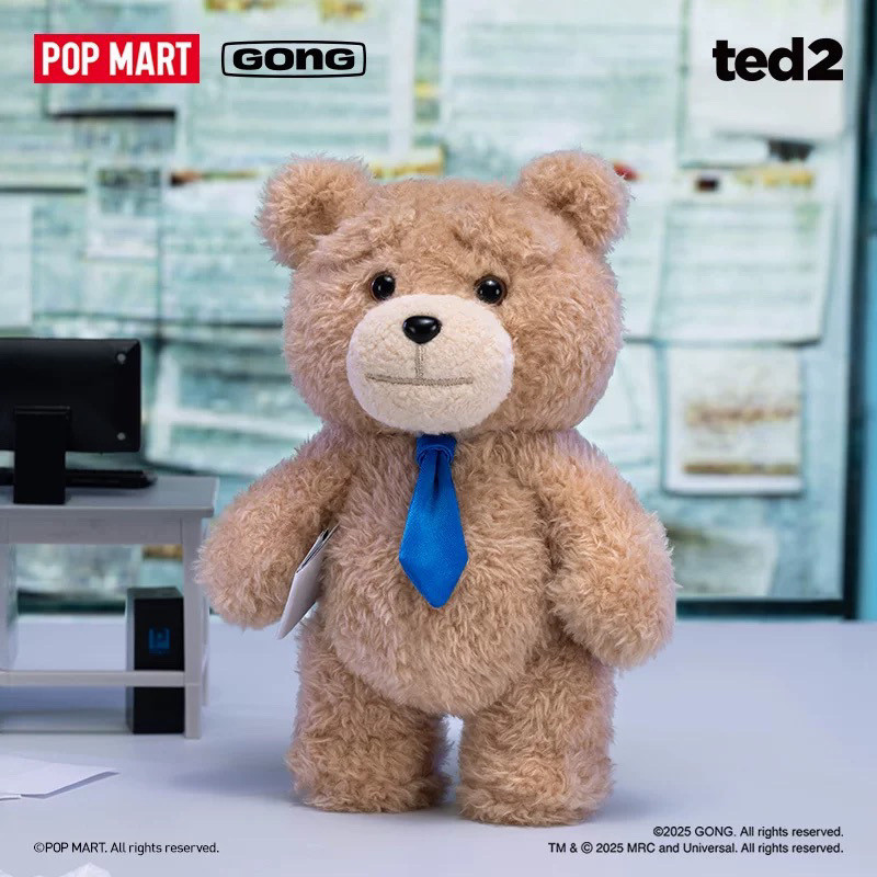 POPMART Ted2 series Teddy Bear Mobile Plush Pendant Blind Box Trendy ...