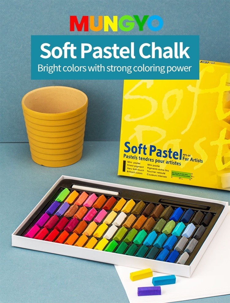 Angel Mark 24/32/48/64Colors Soft Oil Pastels/Chalks/Sticks/Crayons for ...