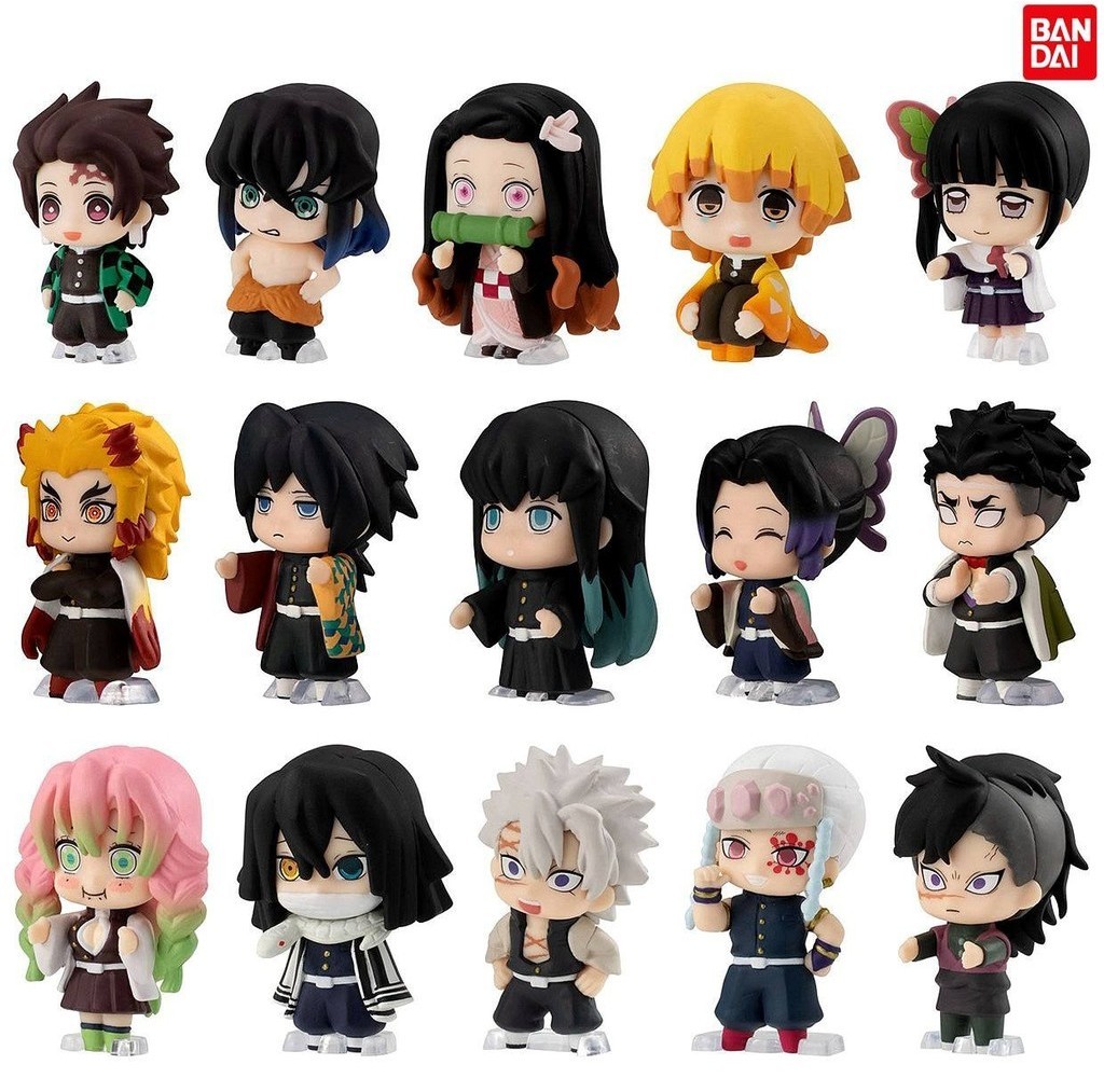 Bandai BANDAI Gashapon Demon Slayer Queue 1 Tanjirou Nezuko Zenitsu 2 ...