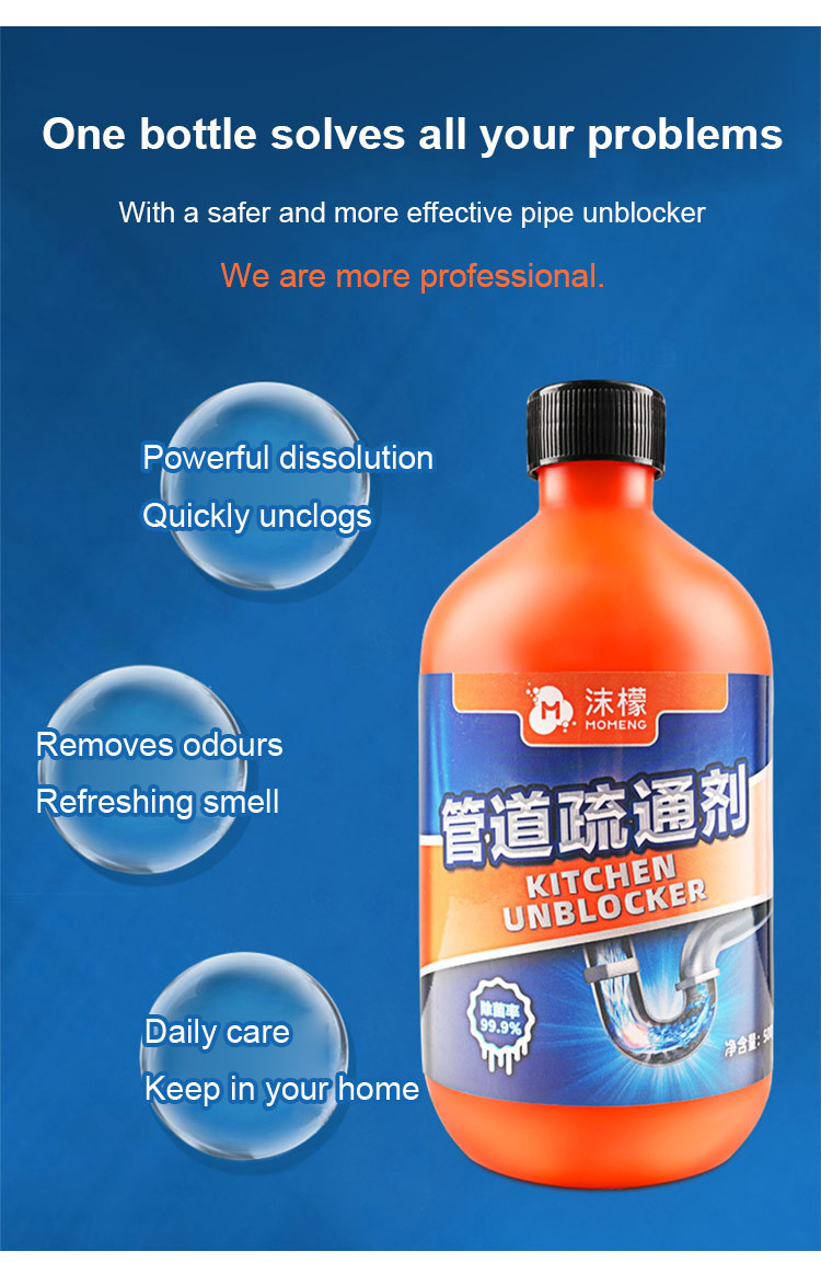 💕Best Sell💕[Strongly Dissolves/No Harming Pipes]管道疏通溶解剂 下水道清洁剂Drain ...