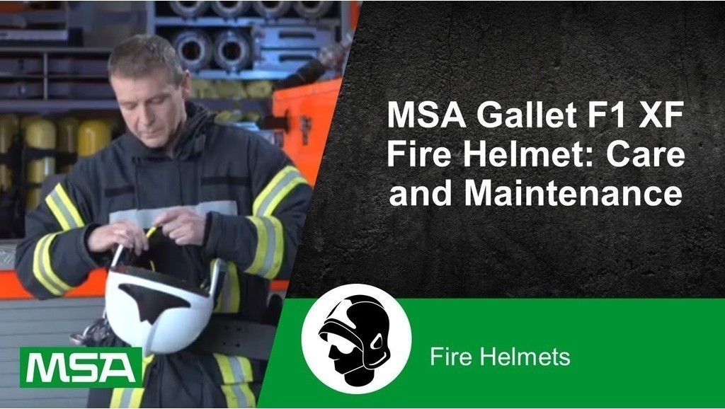 MSA Gallet F1XF Fire Helmet - MED Approved Safety Hard Hat | Shopee ...