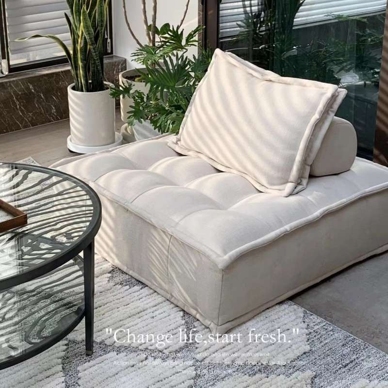 Block Combination Lazy Sofa Apartment Small House Italian Minimalist ...