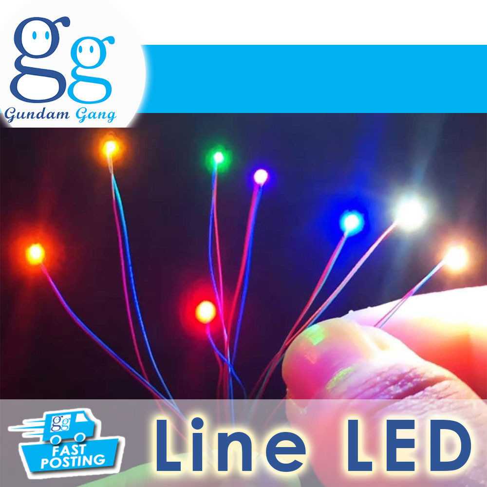 Line LED 5pcs 30cm 5v + Battery Pack Gunpla Modification Custom Scale ...