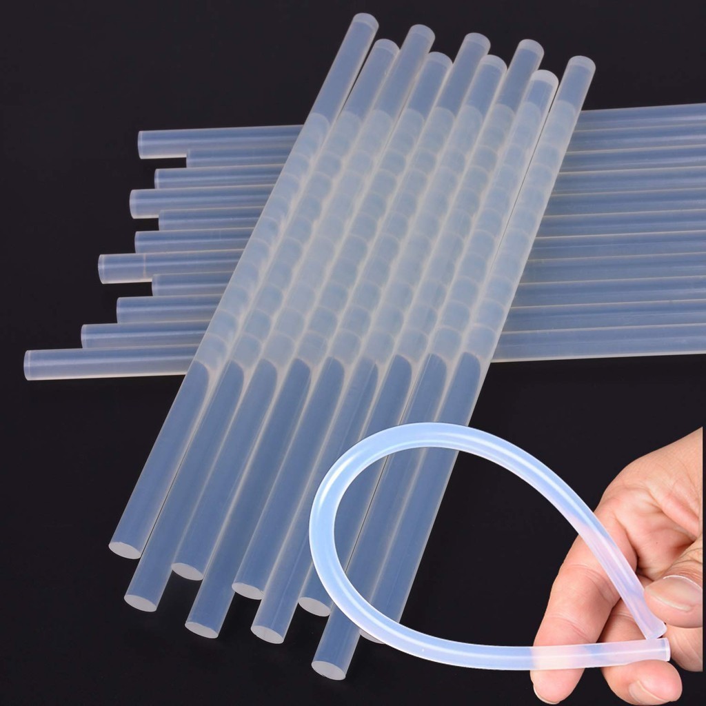 50Pcs Hot Melt Glue Stick High Temperature Resistant White Transparent ...