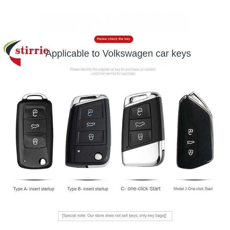 Volkswagen car key Case for VW Polo Tiguan Passat B5 B6 B7 Golf EOS 4 5 ...