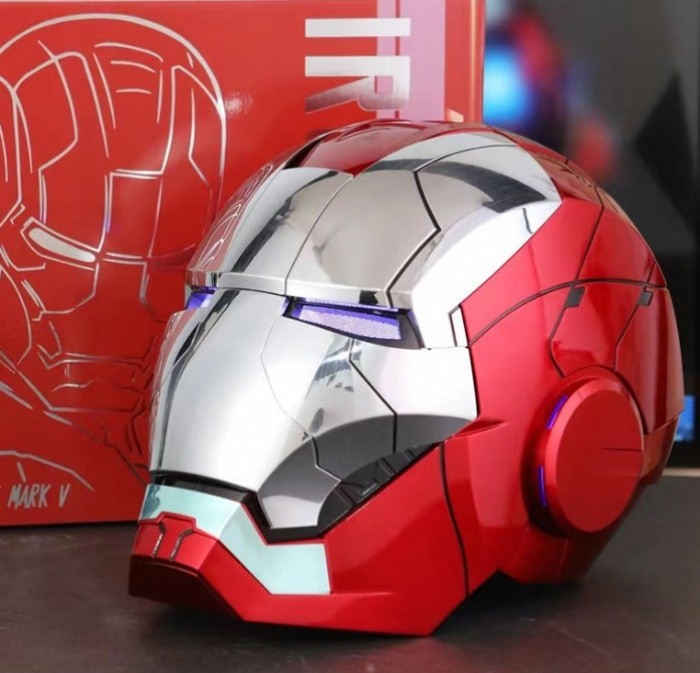 【Ready stock】Genuine AutoKing 1:1 IRON MAN MK5 helmet Wearable Voice ...