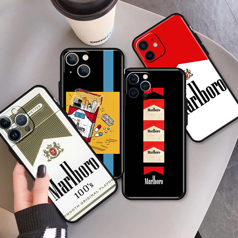 Fashion Marl-boro logos Apple iPhone 15 PRO MAX PLUS ultra thin ...