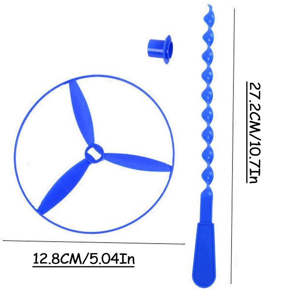 40pcs/set Colorful Bamboo Dragonfly Plastic Hand Push Flying Toys Kids ...