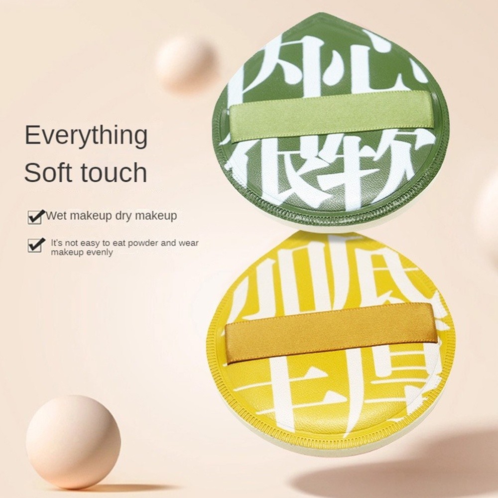 100 Points Marshmallow Powder Puffer Wood Grape Liquid Foundation Air ...