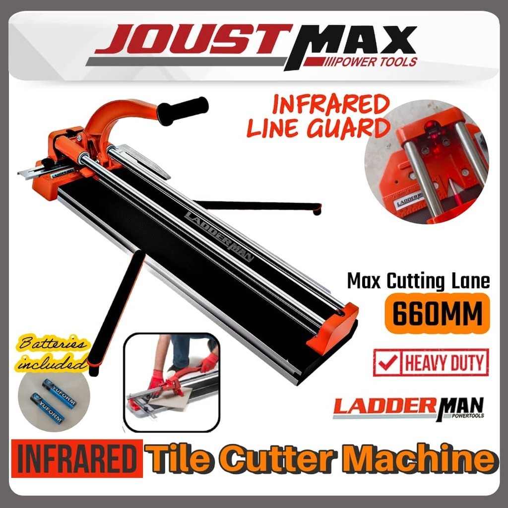 LADDERMAN 26 Inch 660mm Tile Cutter Machine Heavy Duty Ceramic Tile ...