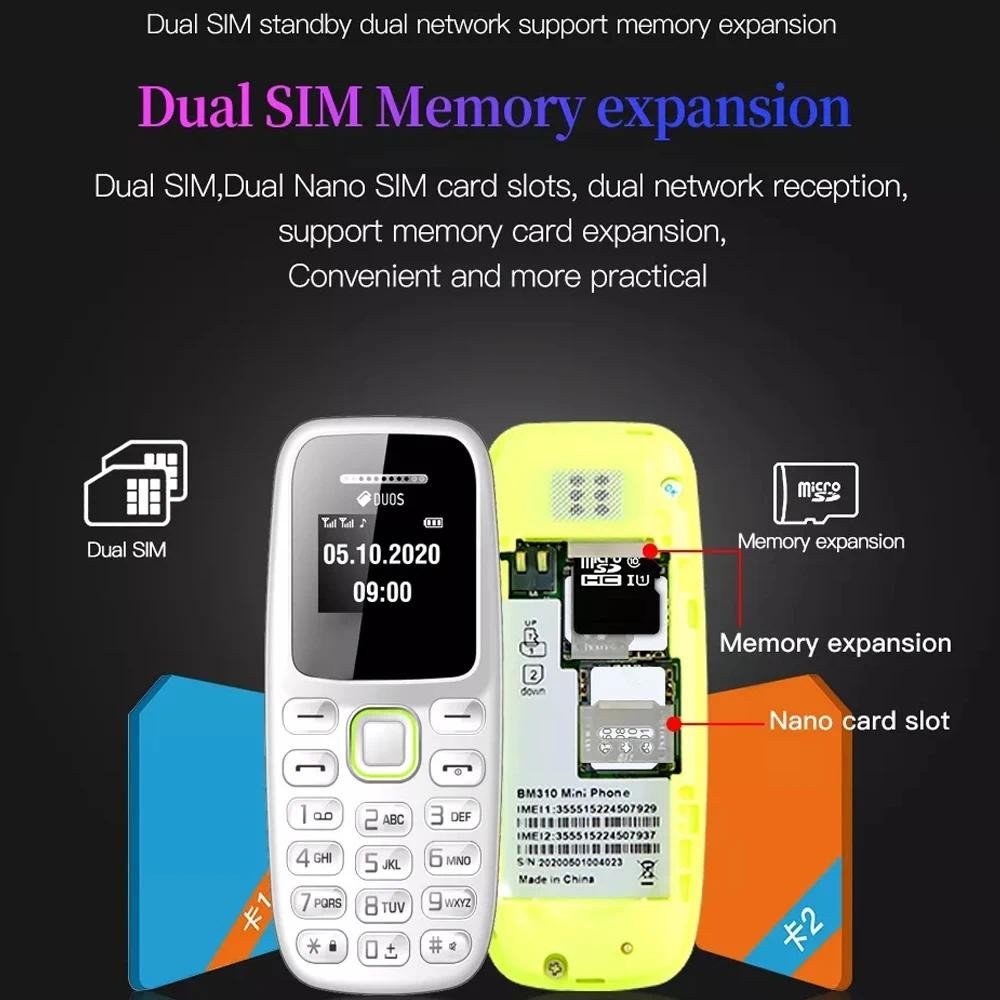 2024 New 0.66 Inch Phone BM310 Mobile Phone MTK6261D BM310 Mobile ...