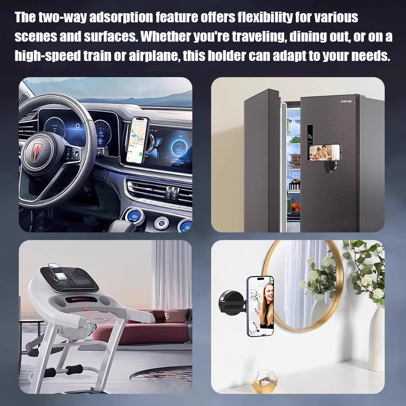 【SG】Foldable 360° Rotatable Super Strong Magnetic Car Phone Holder ...