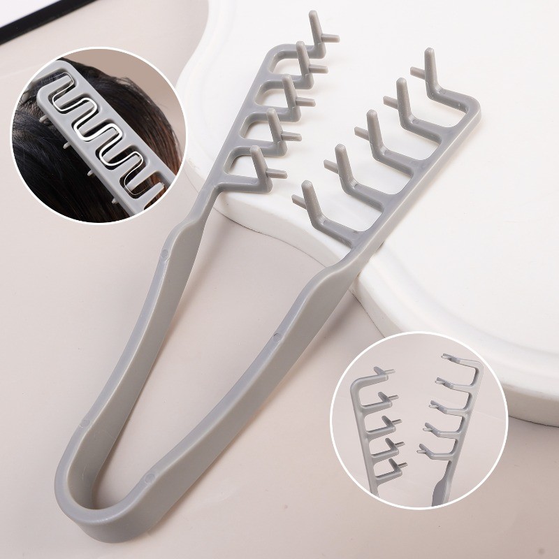 Korea Volumizing Wide-Tooth Hair Styling Comb Fluffy Texture for Men ...