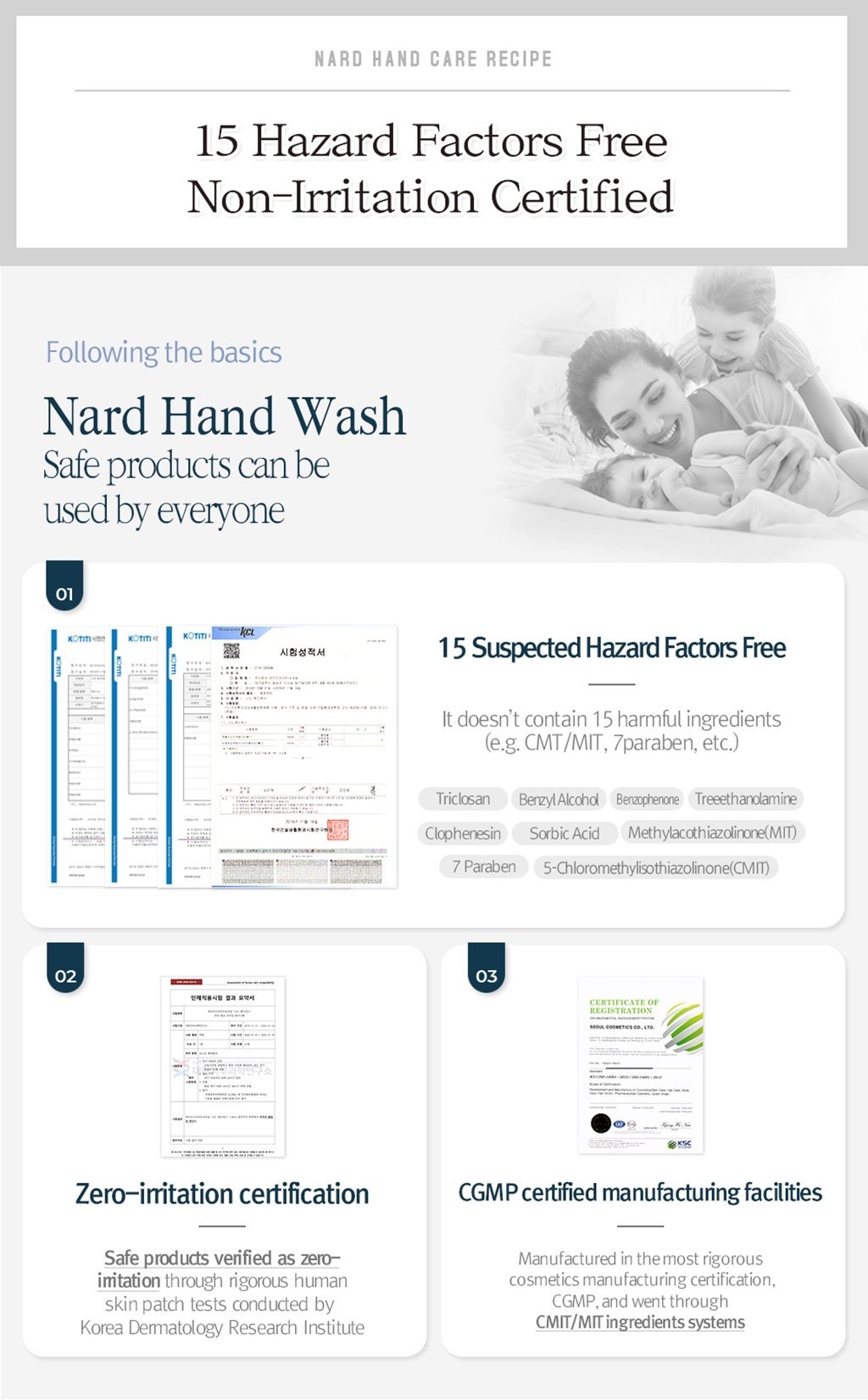 [NARD] Hand Wash, 280mlx3 - Antibacterial, Zero-Irritation | Shopee ...