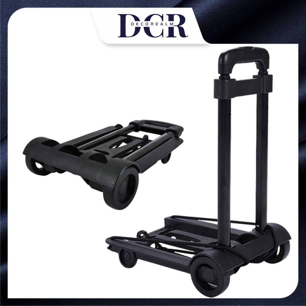 DCR Multifunctional Wheels Foldable Trolley Shopping Cart Folding ...