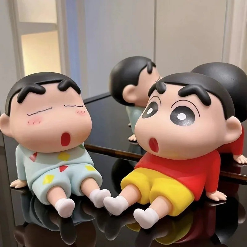 Cartoon Universal Desk Phone Holder Figure Sitting Shinchan Phone Holder Mount Phone Desktop ...