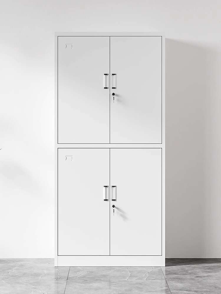 Double Section Office Lockable Steel Sheet Filing Cabinet | Shopee ...