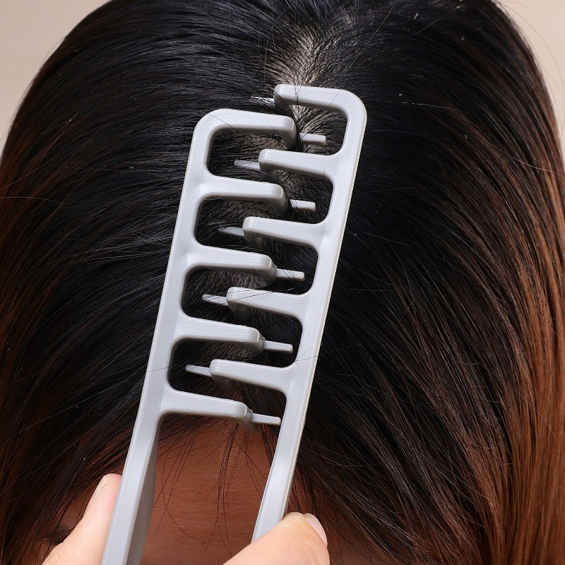 Korea Volumizing Wide-Tooth Hair Styling Comb Fluffy Texture for Men ...