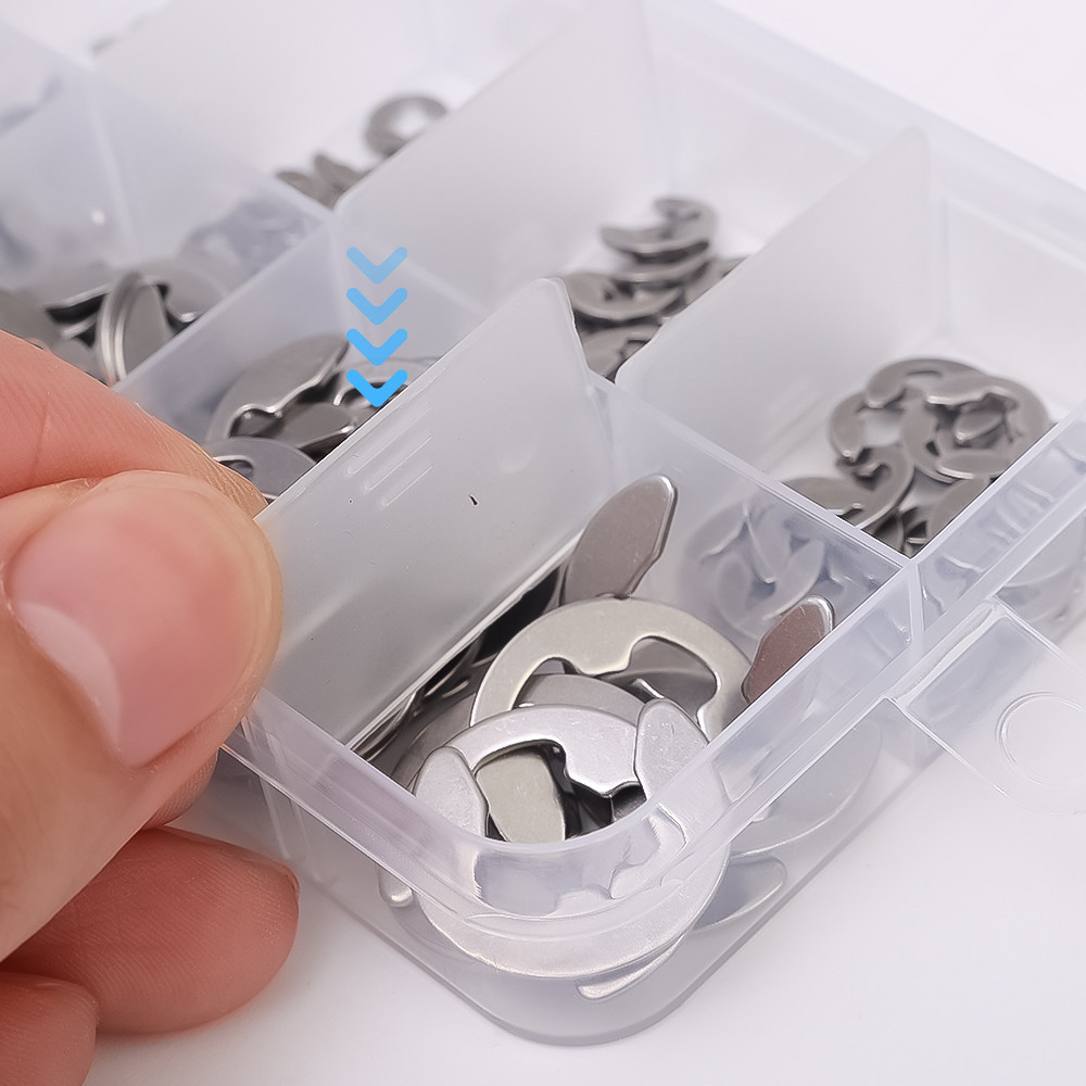 Durable Stainless Steel External Retaining Ring E Clip Snap Circlip ...