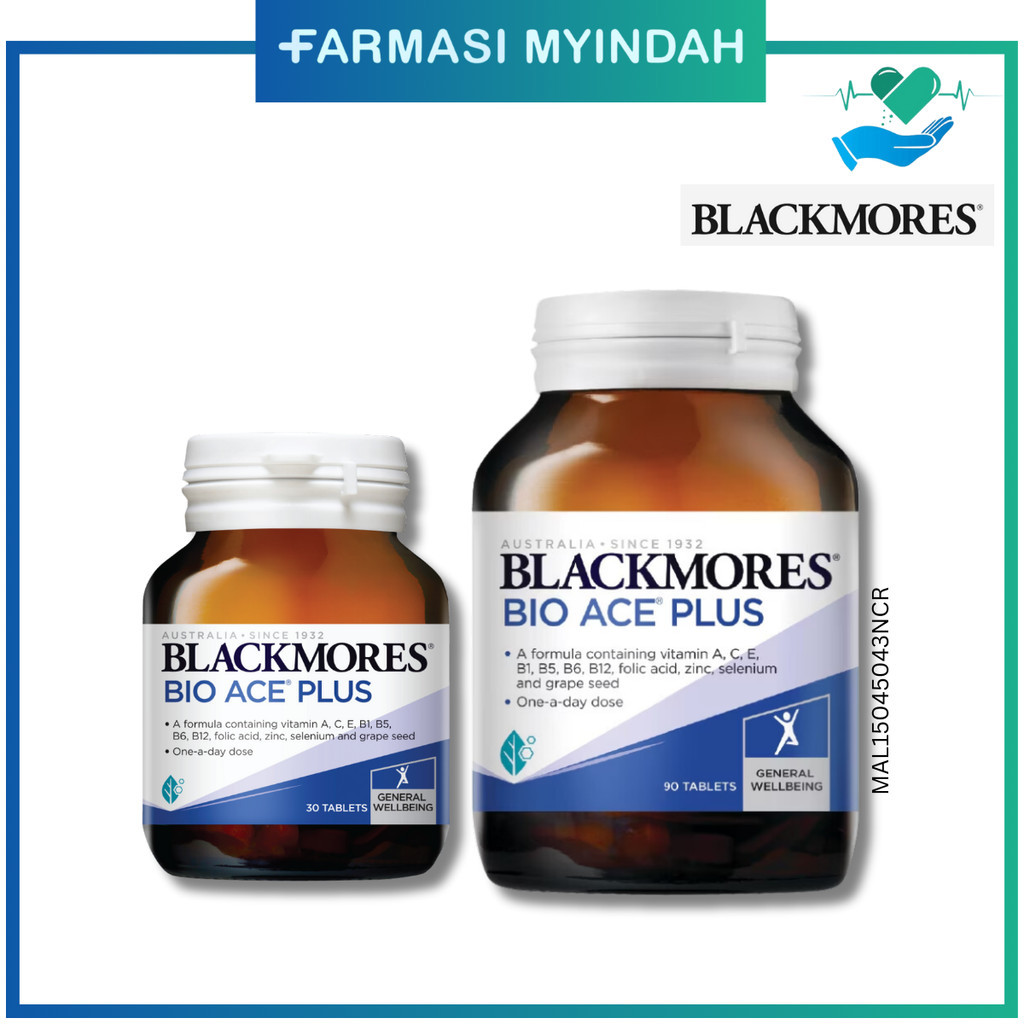 Blackmores Bio Ace Plus (30 Tab/ 90 Tab) | Shopee Singapore