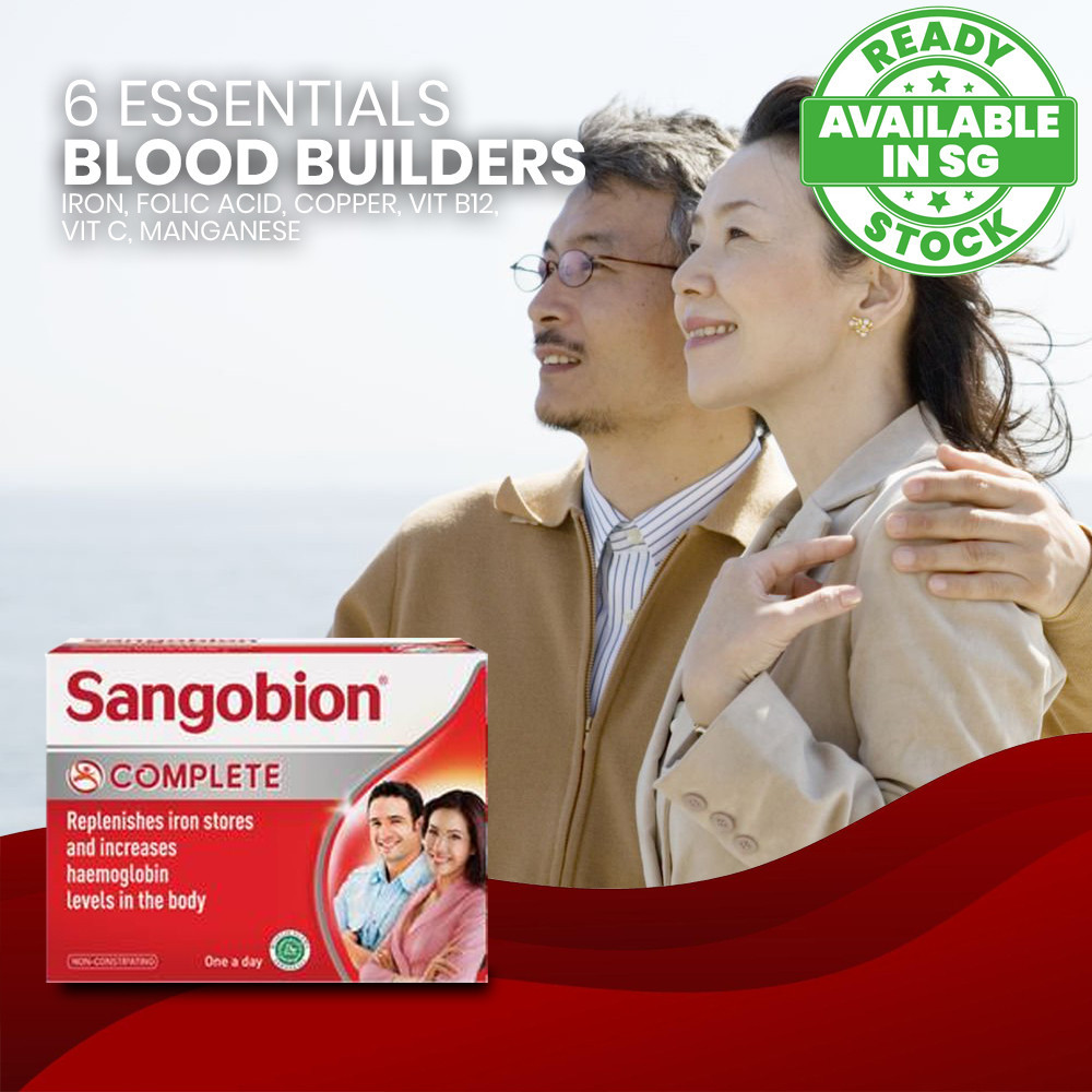 Sangobion Iron & Vitamin Supplement [100, 28 Capsules] 🩸💪 For Healthy ...