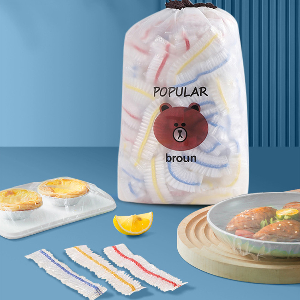500/100/50/10Pcs Disposable Food Cover - Colorful Food-Grade ...